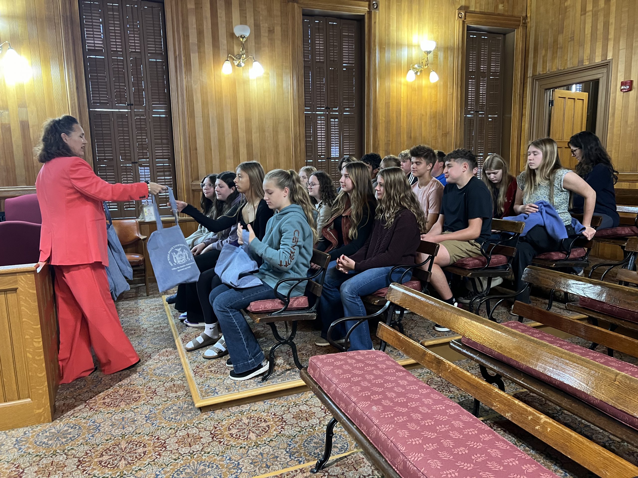 Courthouse Trip Helps Bring Novel to Life For 9th Graders - Sharon ...